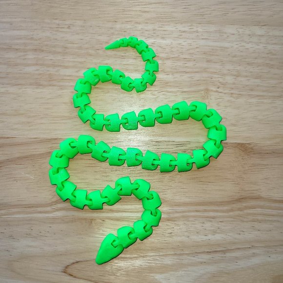 3D | Toys | 3d Printed Fully Articulating Snake Toy | Poshmark
